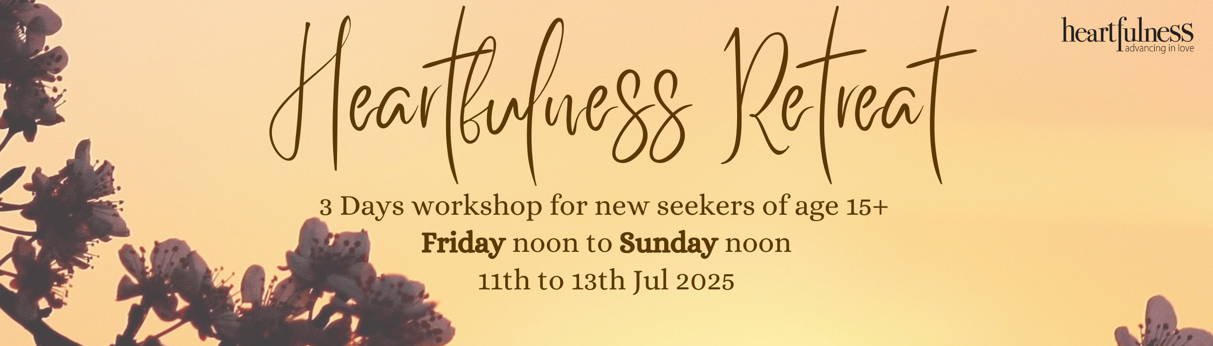 Heartfulness Retreat Banner