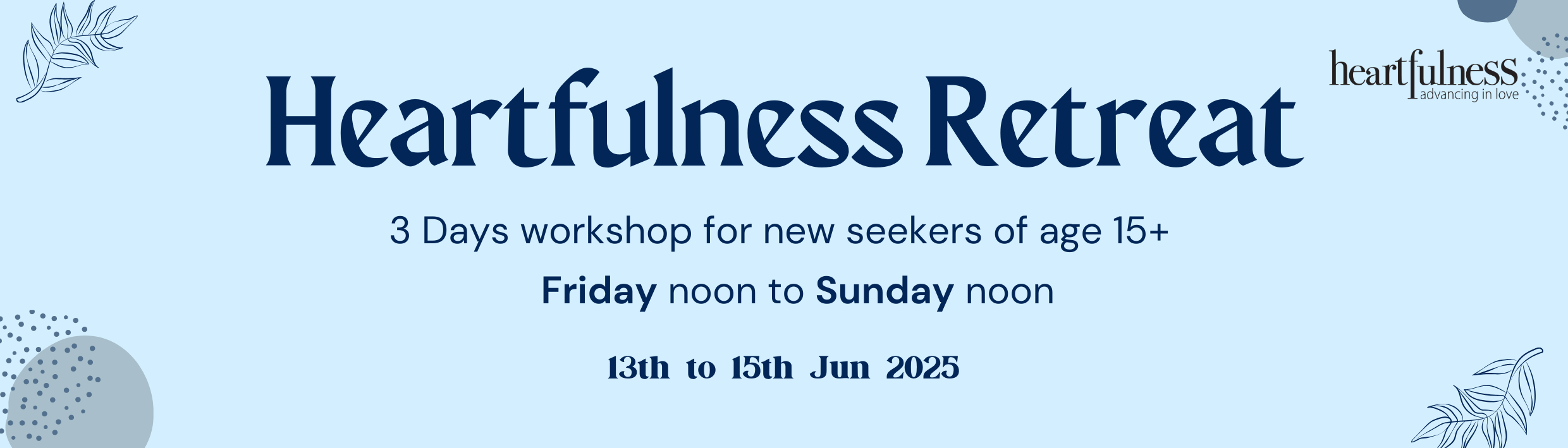 Heartfulness Event Registration - Heartfulness.org